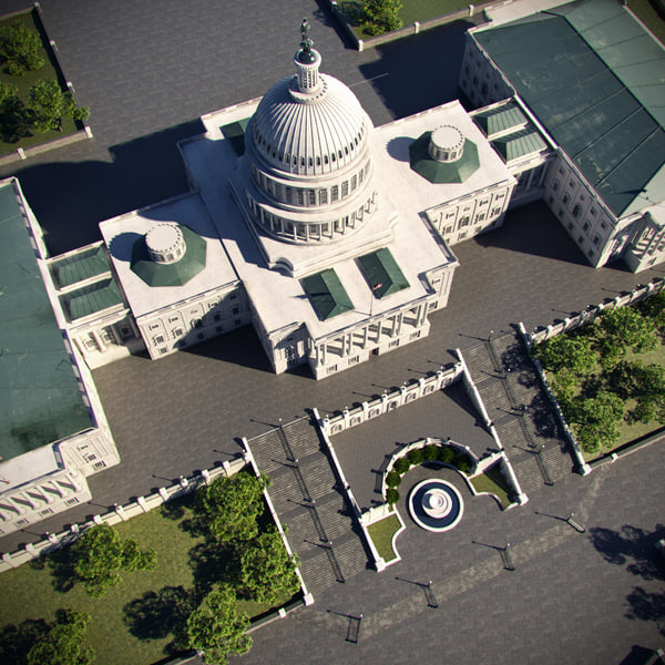 3d capitol washington model