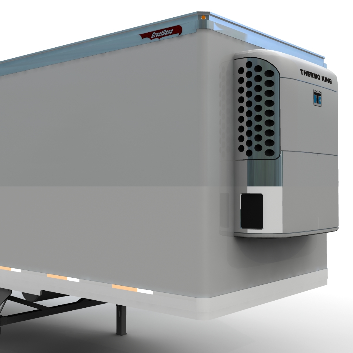 lwo 48ft reefer trailer truck