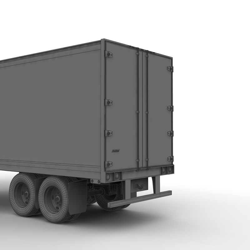 lwo 48ft reefer trailer truck