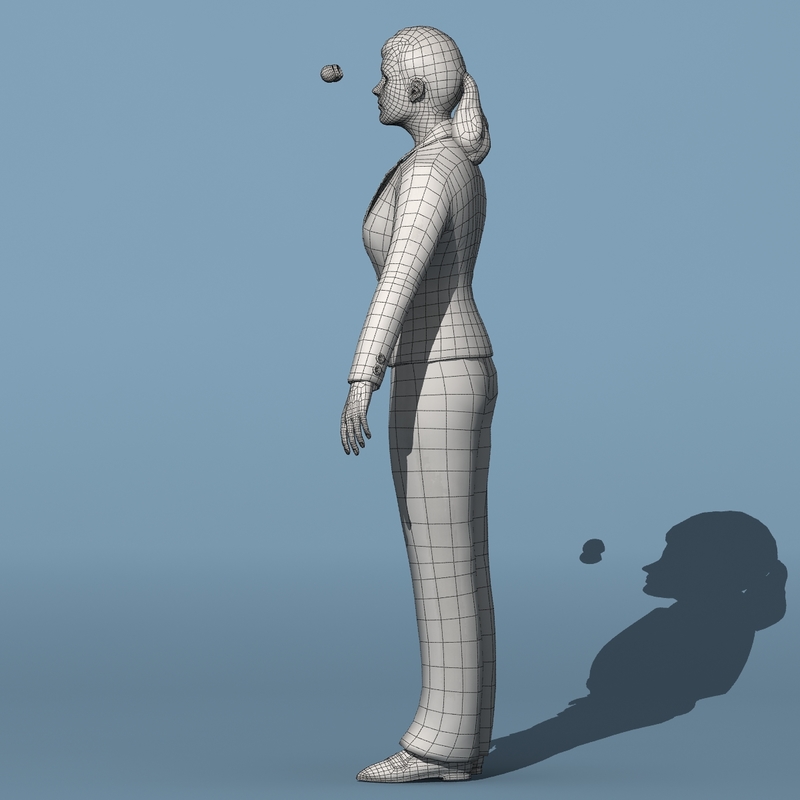3ds max resolution human female