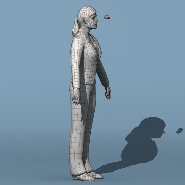 3ds max resolution human female