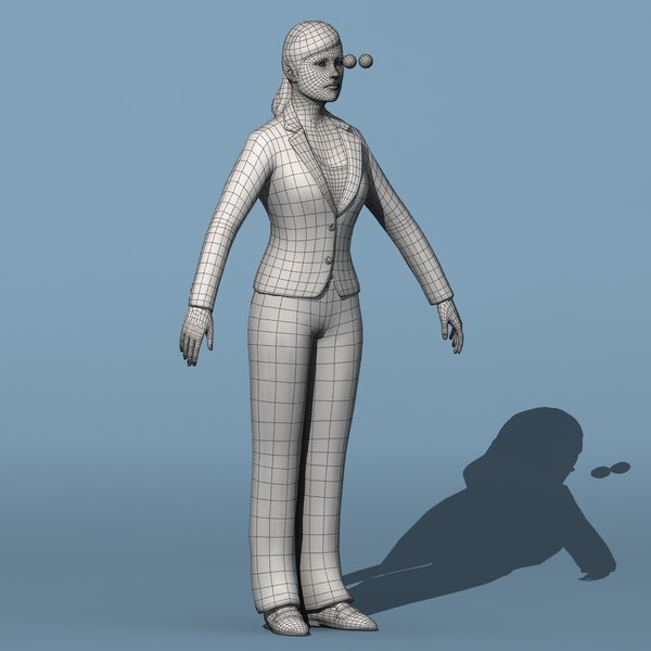 3ds max resolution human female