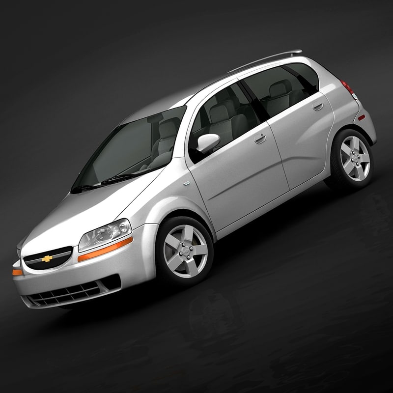 Chevrolet Aveo Hatchback 3d Model