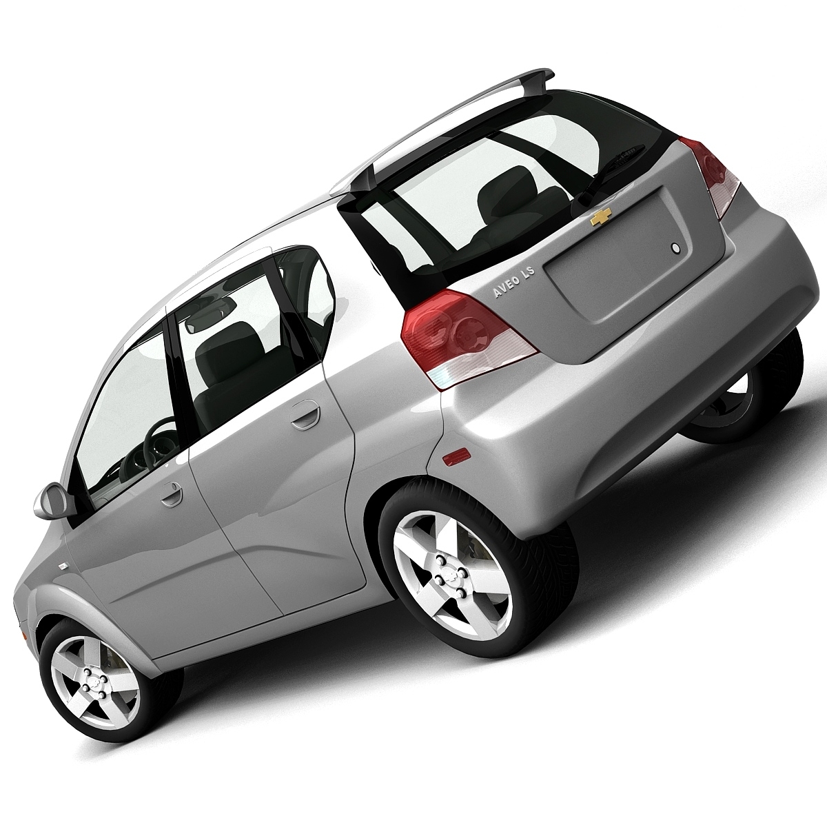chevrolet aveo hatchback 3d model
