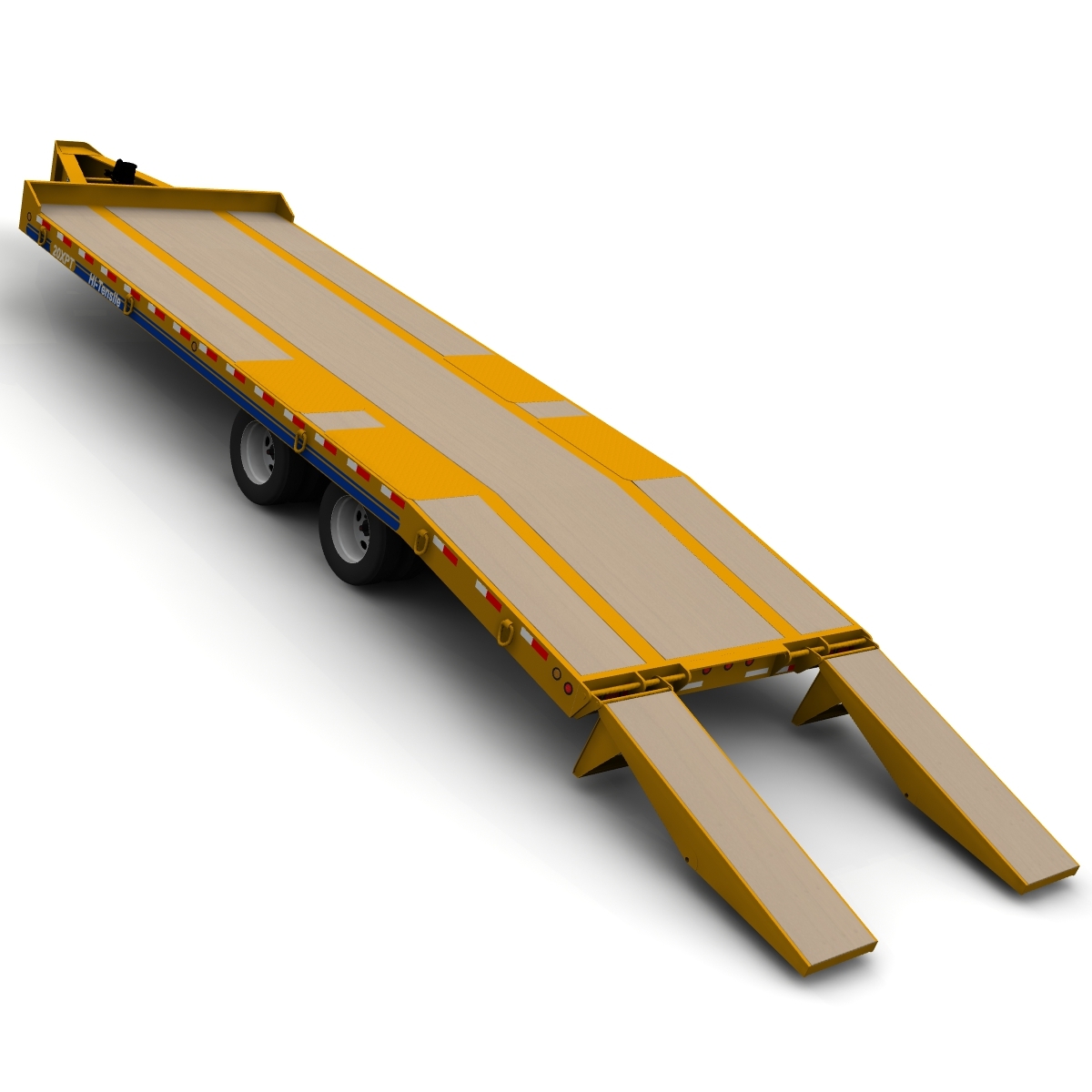 trailer 3d model