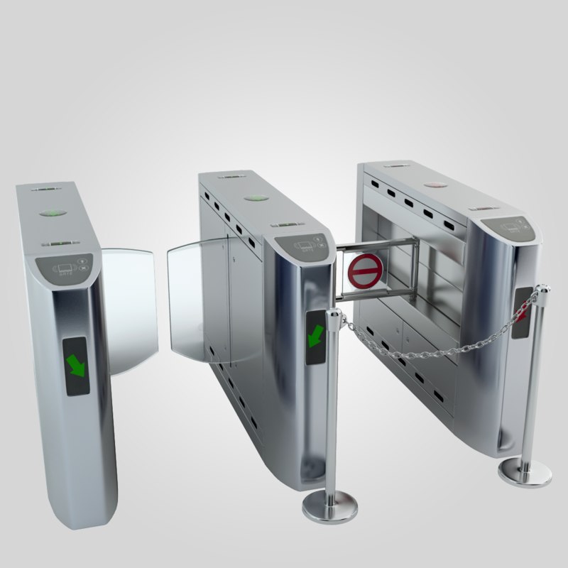 3d model intelligent flap gate