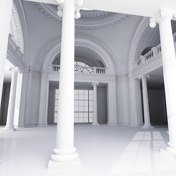 interior scene 3d model