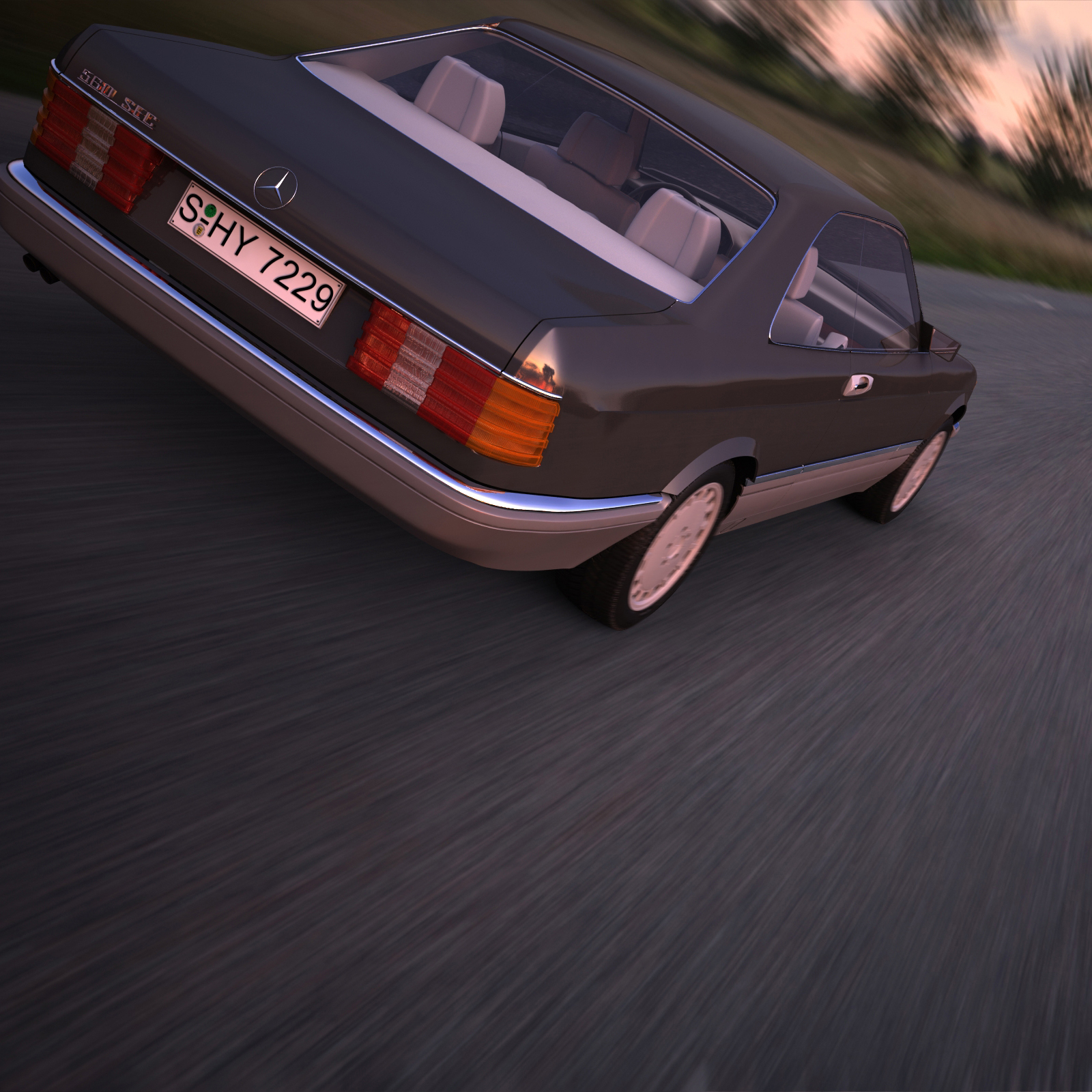 w126 mercedes 560 sec max