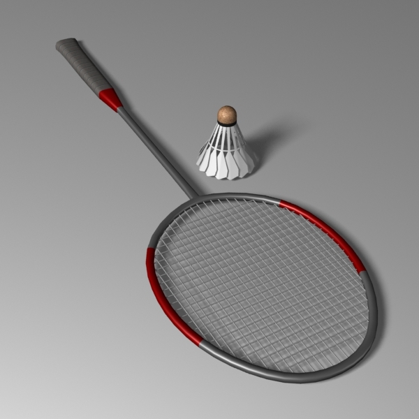 3d badminton racket