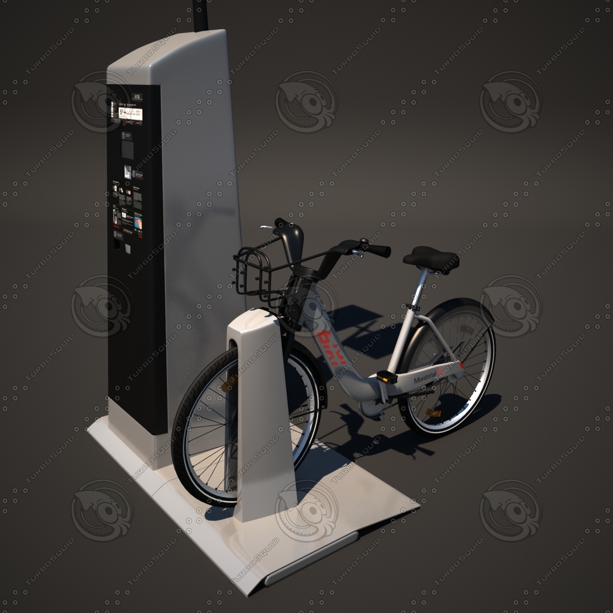 3d model bixi bike