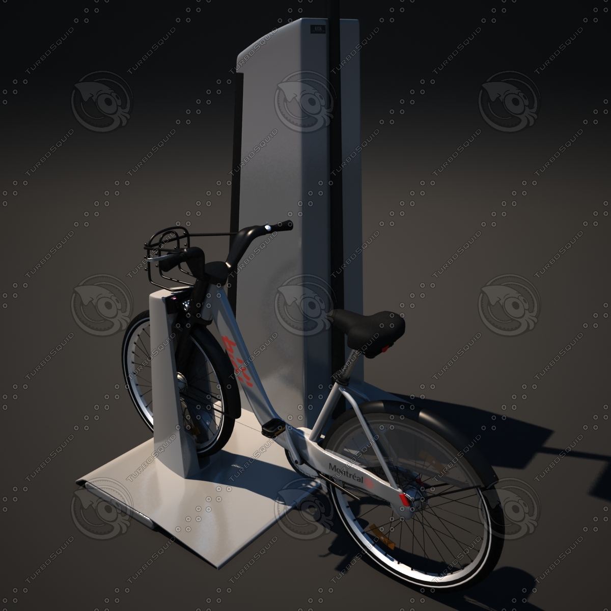 3d model bixi bike