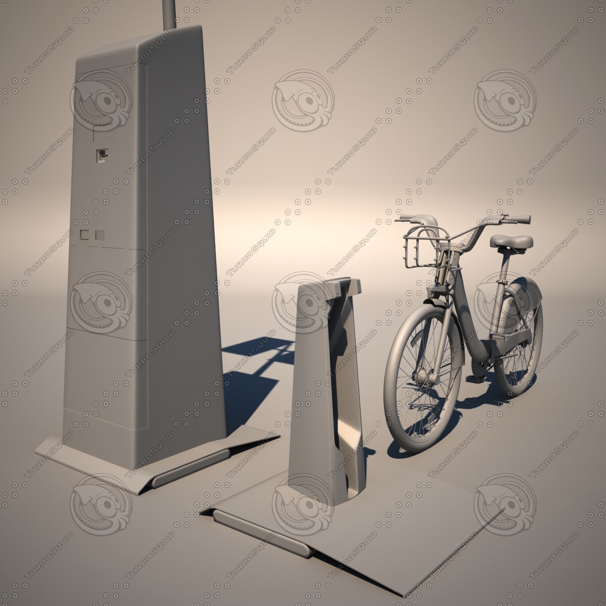 3d model bixi bike