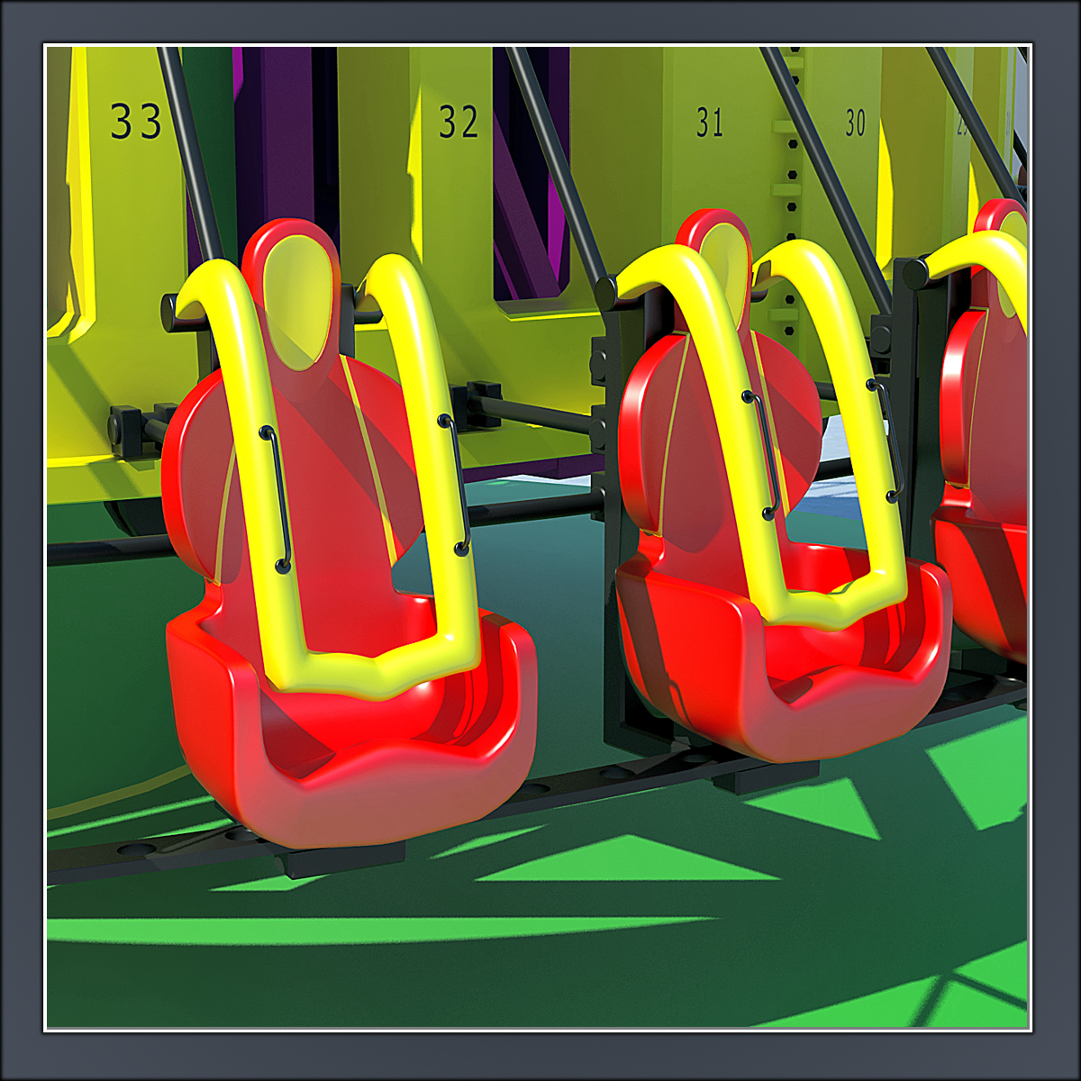 drop tower 3d dxf