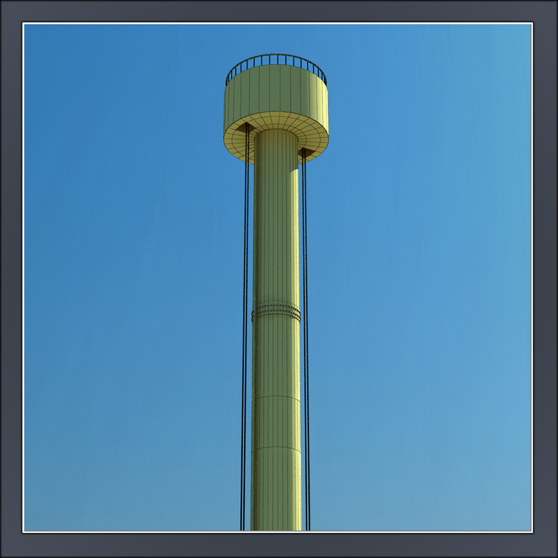 drop tower 3d dxf