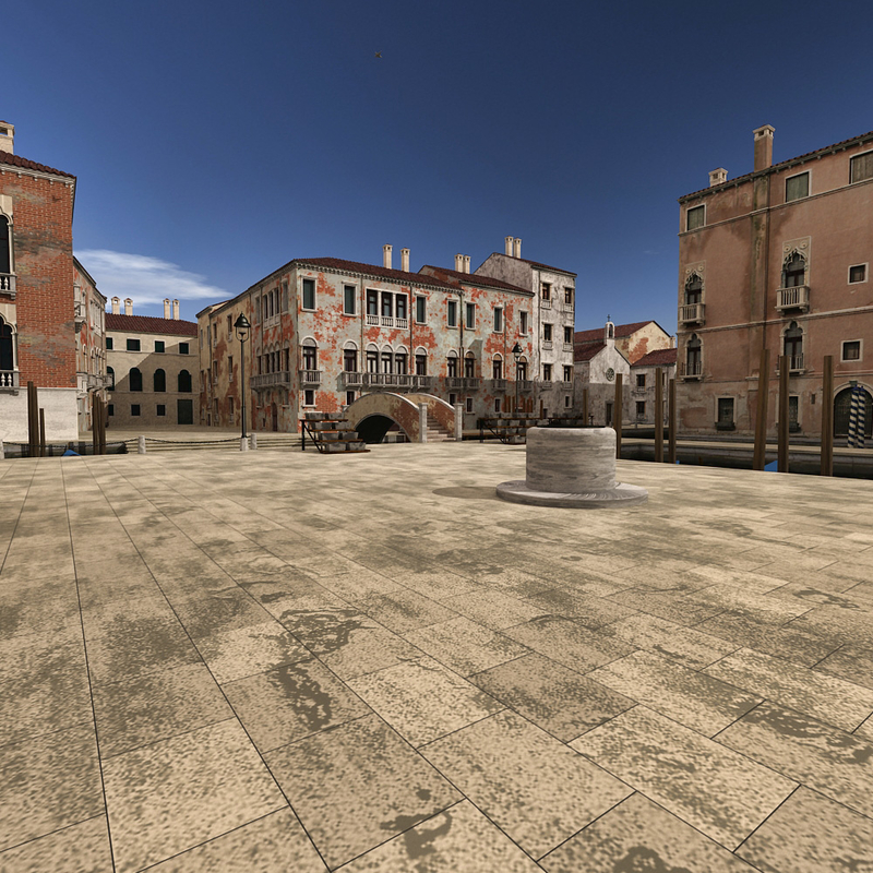 3d venice scene model