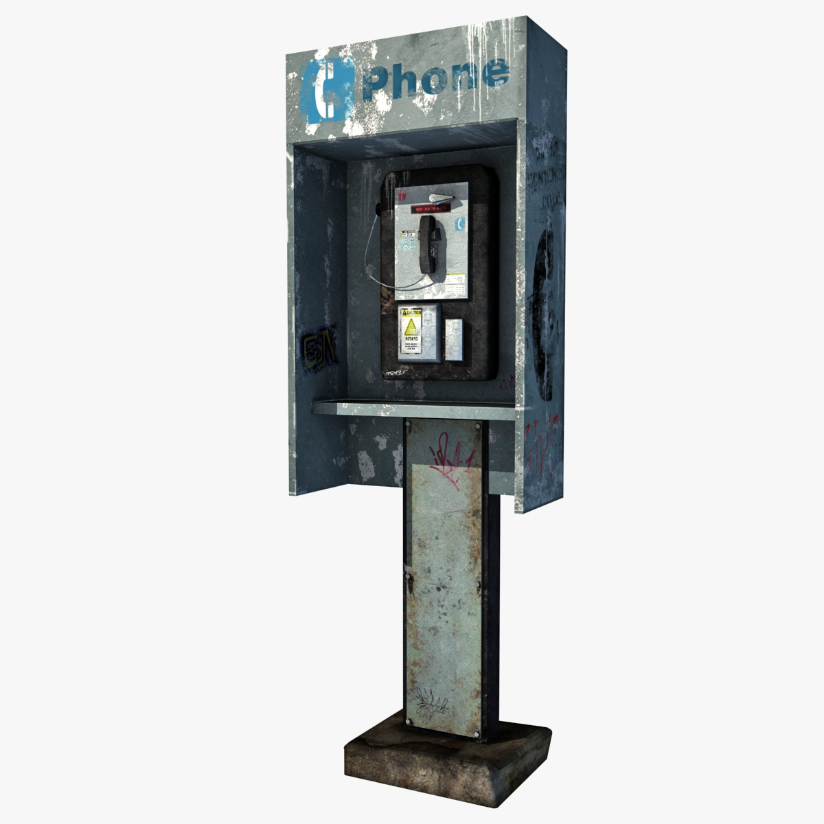 3d payphone games modeled