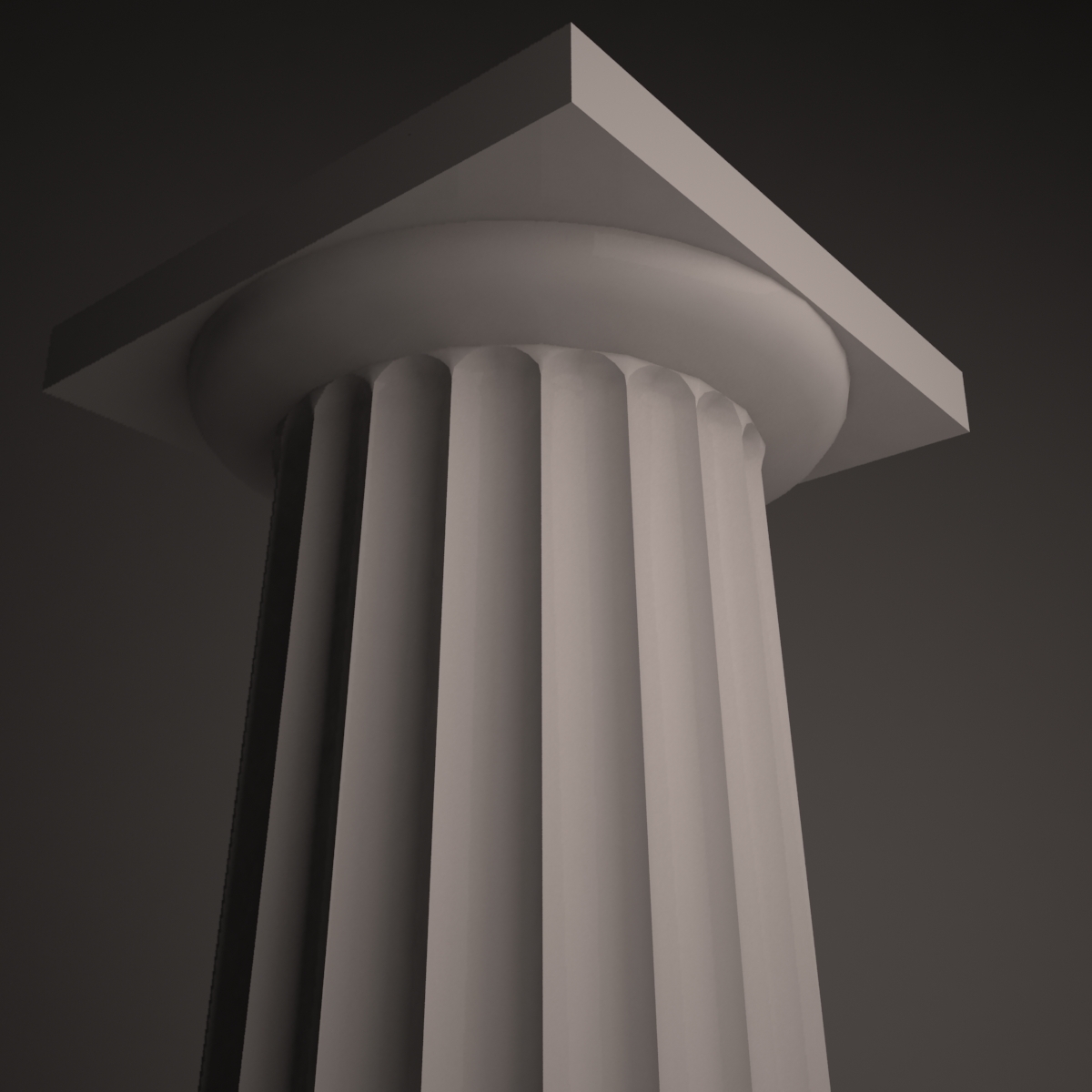 3d doric column model