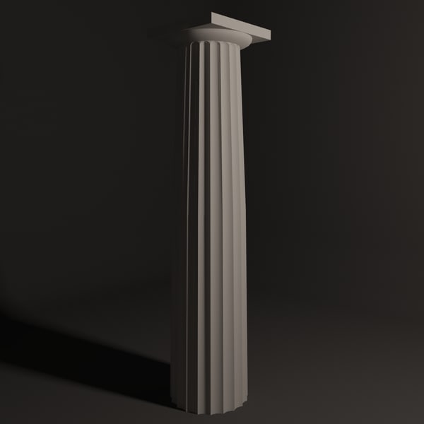 3d doric column model