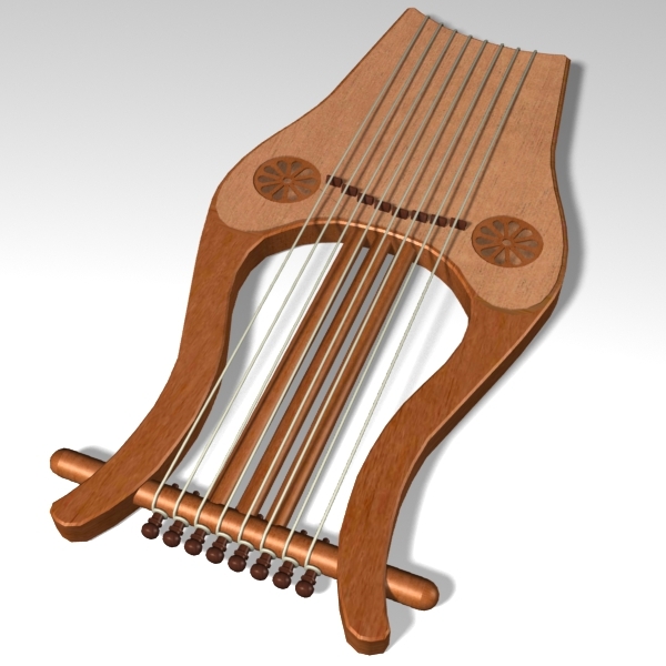 lyre 3d max
