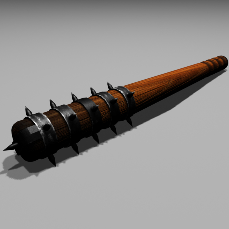 3d ma spiked club
