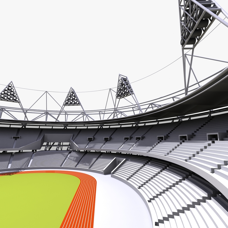 london olympic stadium 3d model