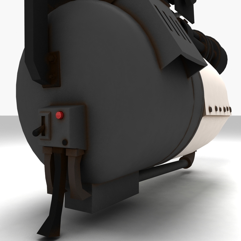 minigun team fortress 2 3d model