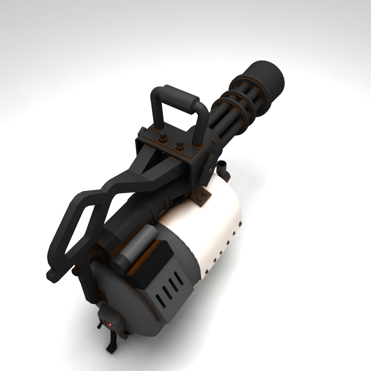 minigun team fortress 2 3d model