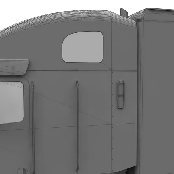 3d freightliner argosy truck model