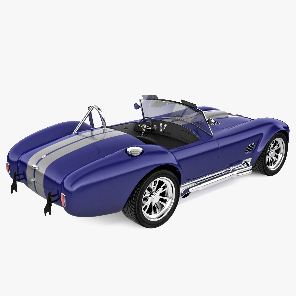 3d model realistic shelby cobra 427