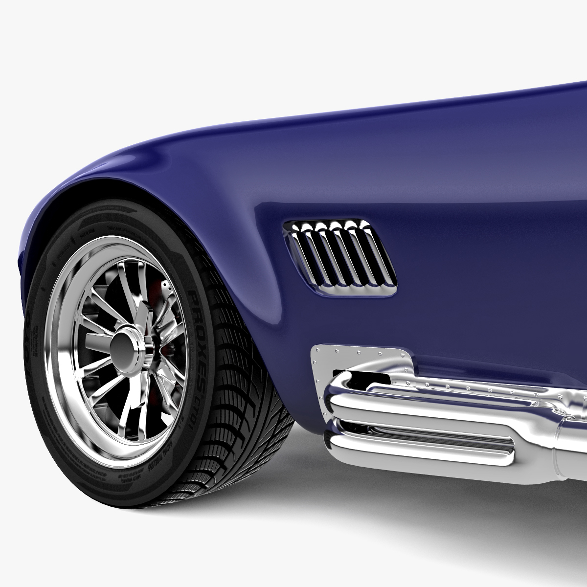 3d model realistic shelby cobra 427