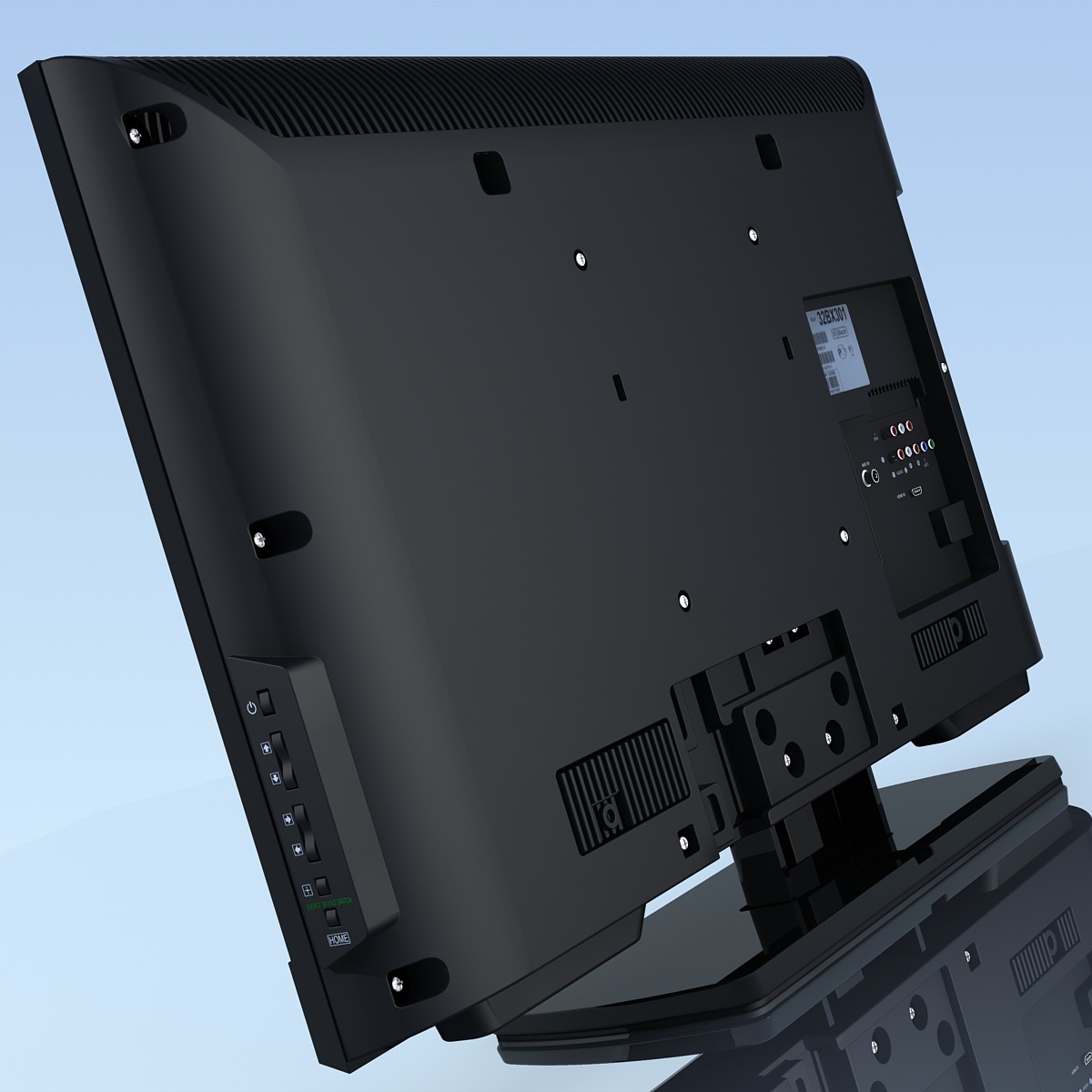 tv sony bravia 3d model