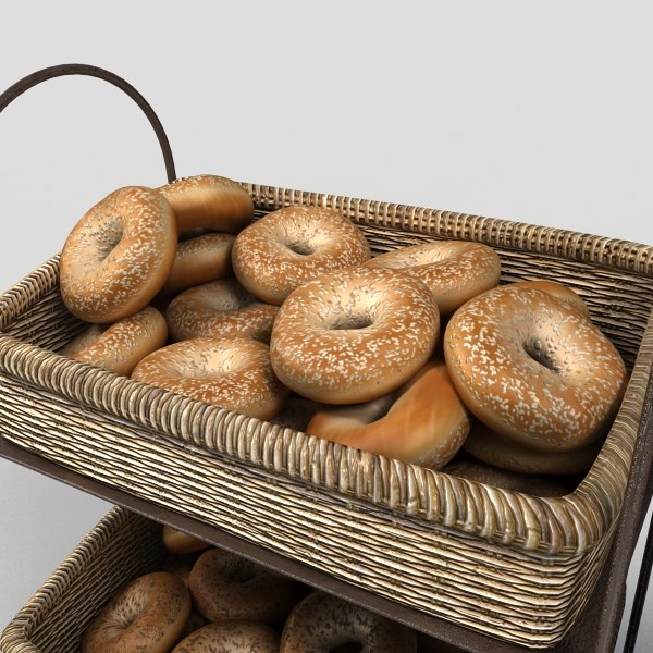 bagel displays 3d model