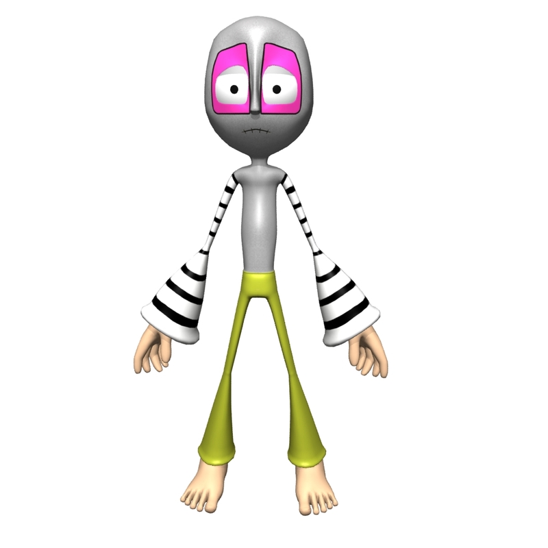3ds max biped toon character mr