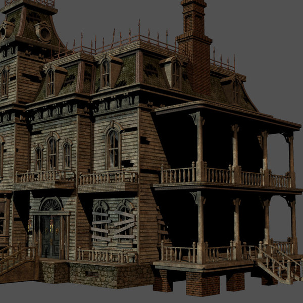 haunted house 3d max