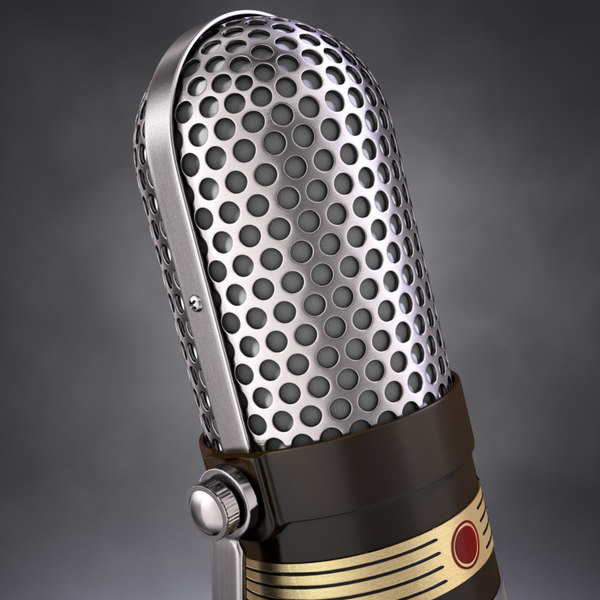 realistic vintage 77-dx microphone dxf