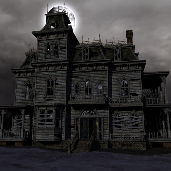 haunted house 3d max