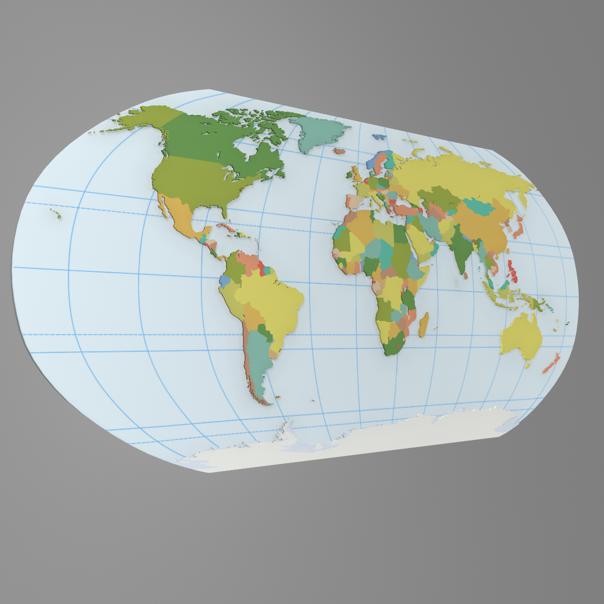 world atlas 3d model