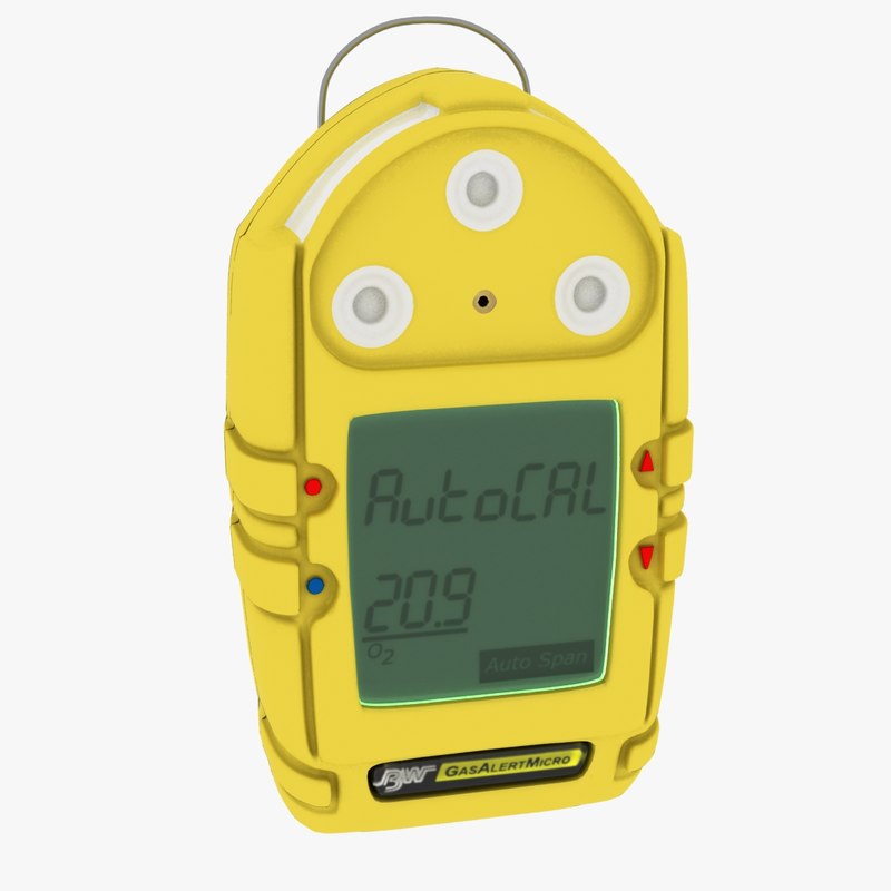 3d gas detector model