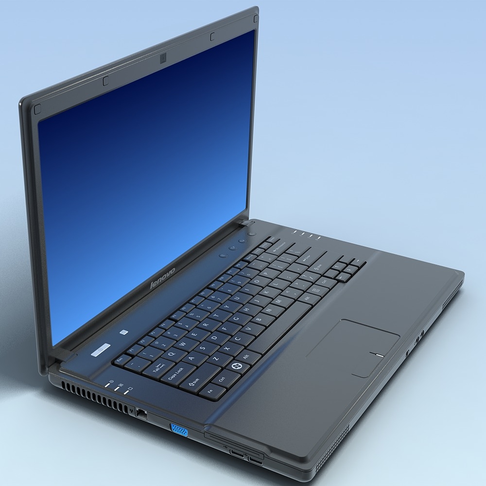 3d model notebook lenovo 3000 g530