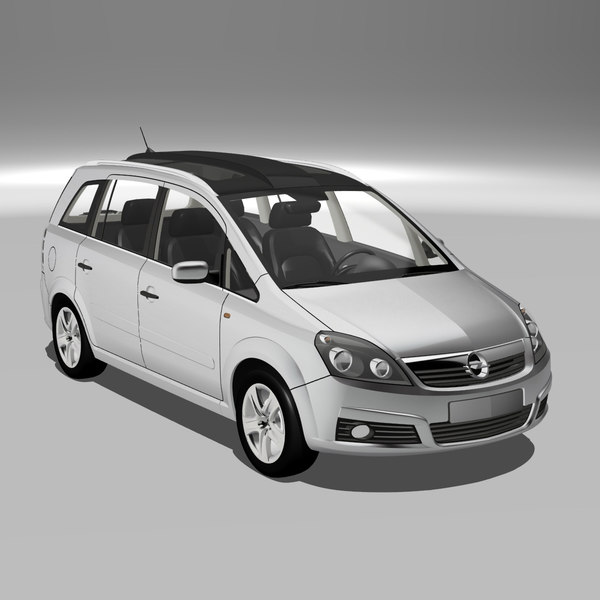 opel zafira panorama 3d model