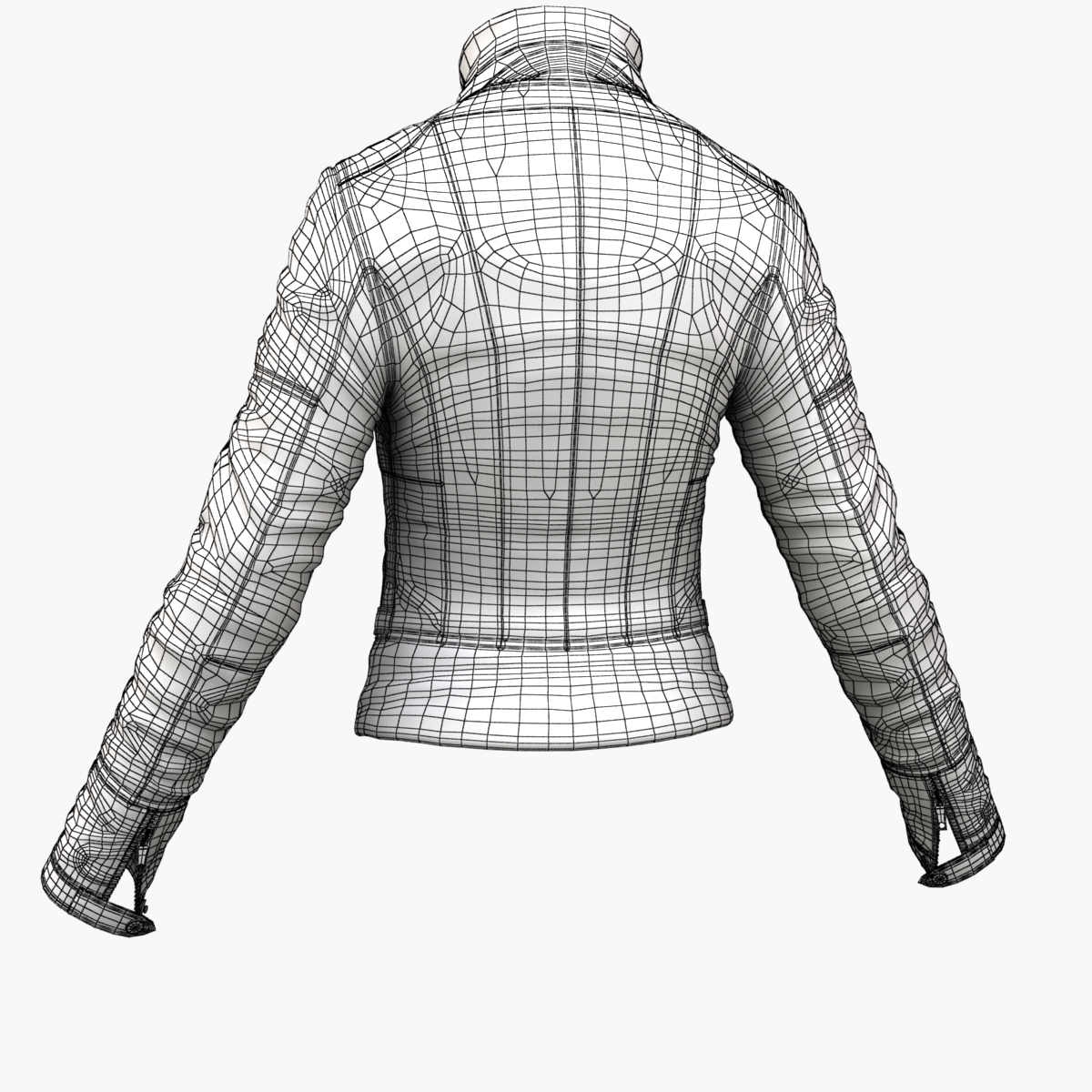 female jacket clothing 3d max