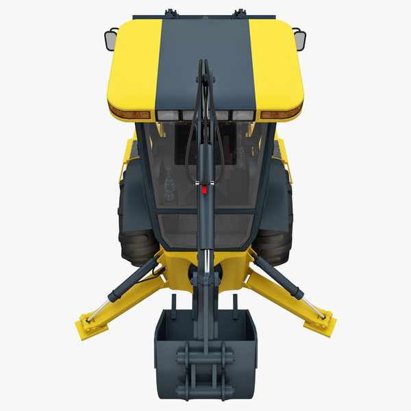 3d backhoe loader sinoway model
