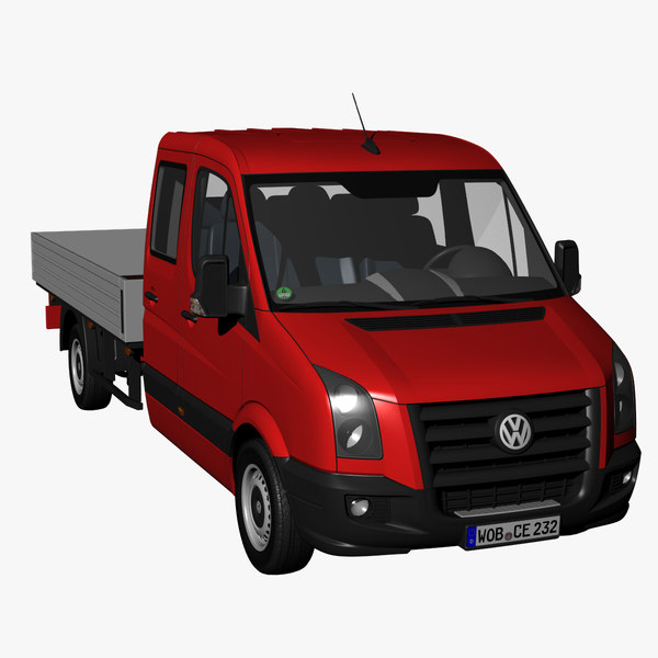 crafter pickup truck 2009 3d model