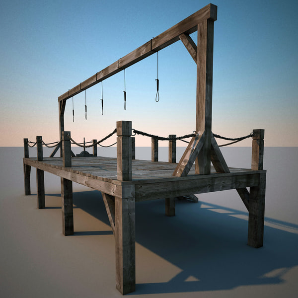 3ds max medieval gallows