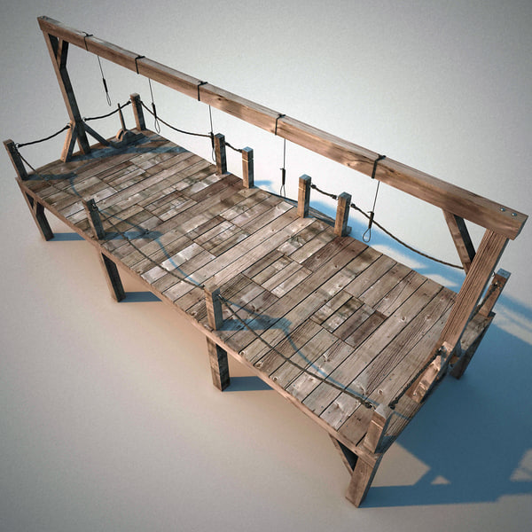 3ds max medieval gallows