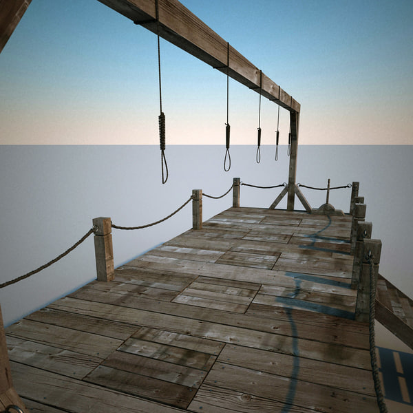 3ds max medieval gallows