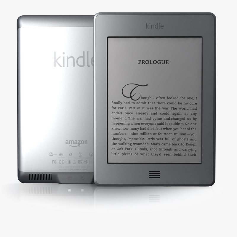 3d kindle touch model