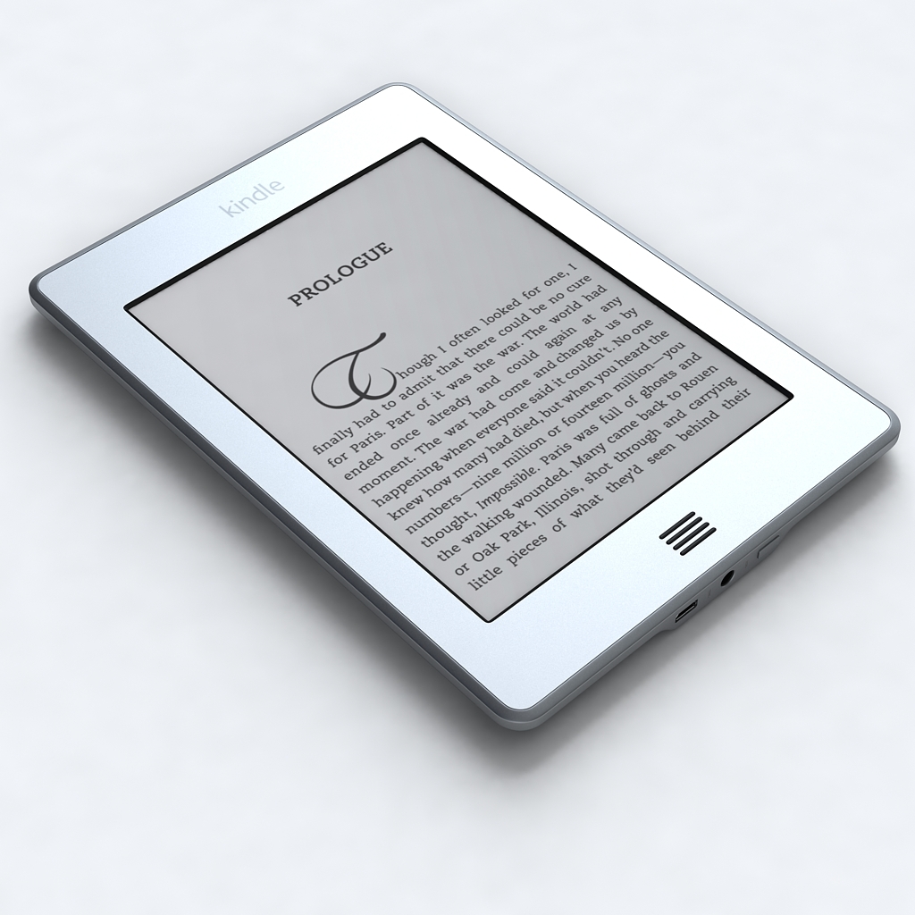 3d kindle touch model