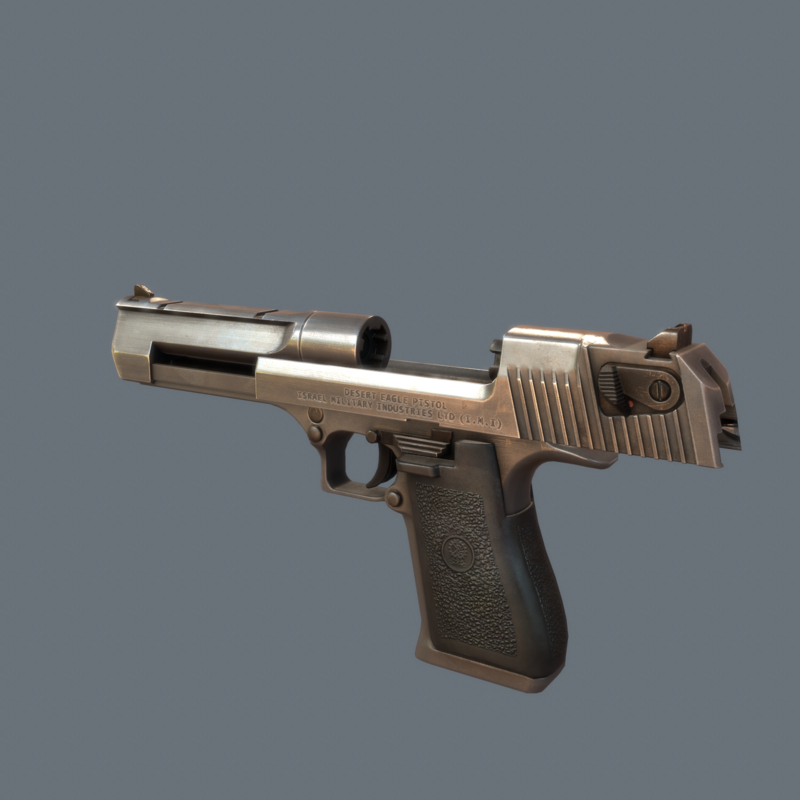 3d desert eagle pistol