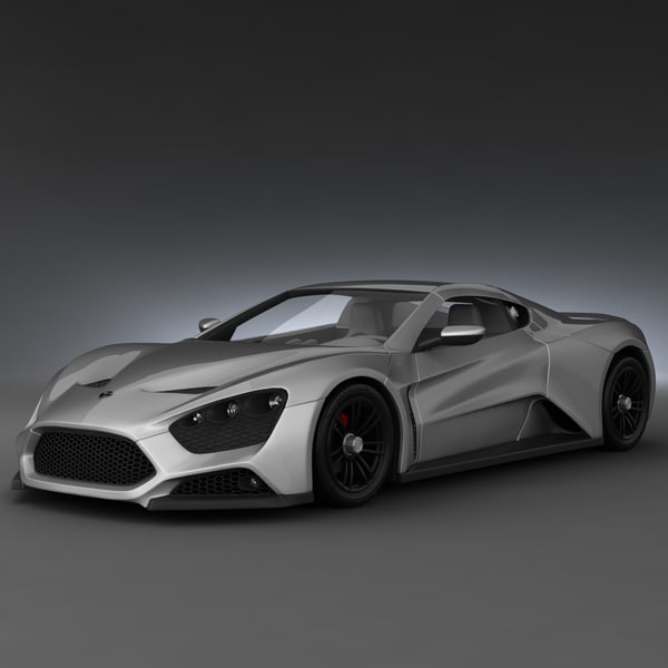 3ds max realistic supercar zenvo st1